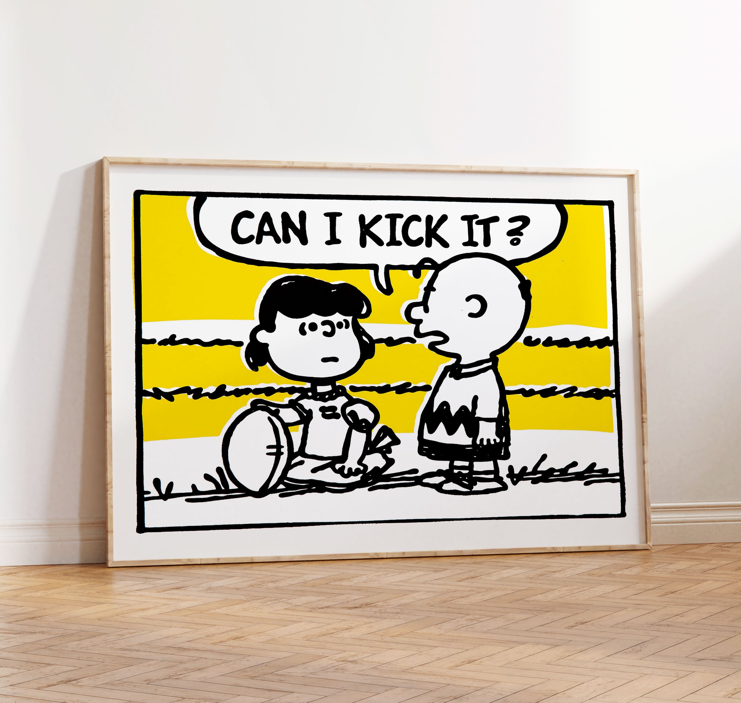 Can I Kick It - Mark Drew - Contemporary Art Print– Onyx Art House